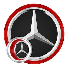 Mercedes Centre Caps and Mercedes Wheel Centre Caps from Alloy Wheels ...