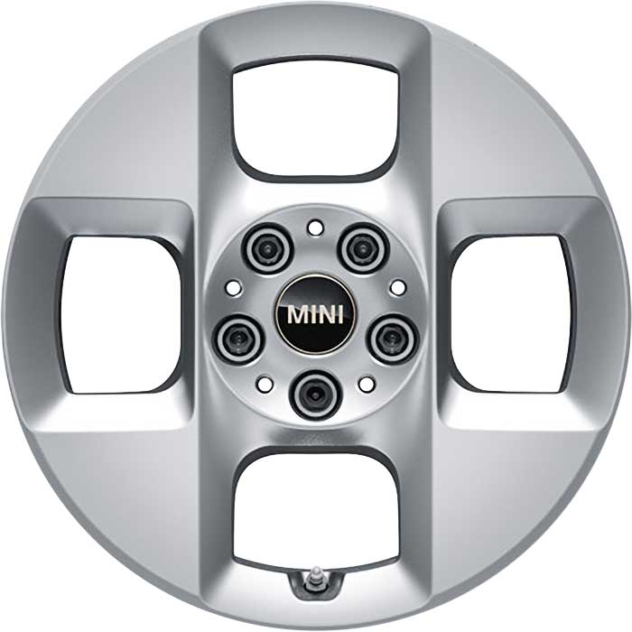 Mini 980 4 Square Spoke Alloys - 16" - Alloy Wheels Direct